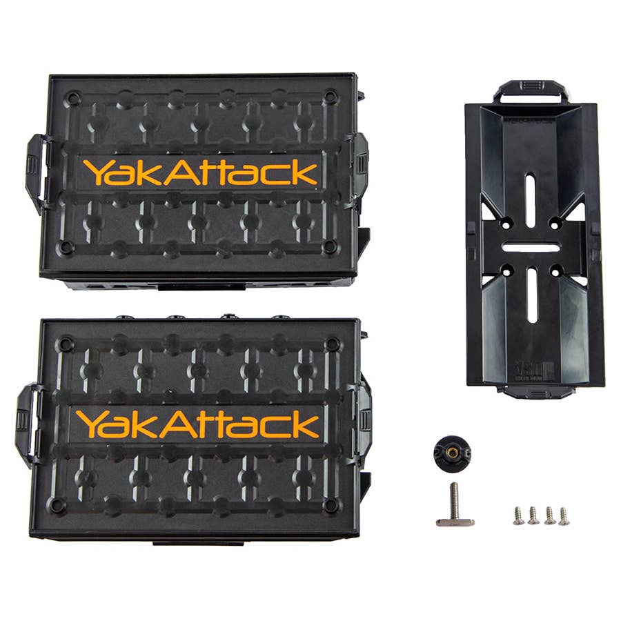 YakAttack 2 Boxes and Quick Release Base TracPak Combo Kit