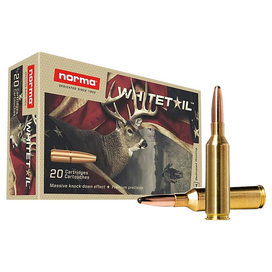 Norma Whitetail 6.5 PRC Pointed Soft Point Rifle Ammunition