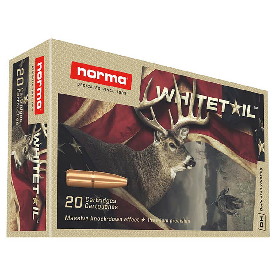 Norma Whitetail 6.5 Creedmoor Pointed Soft Point Rifle Ammunition