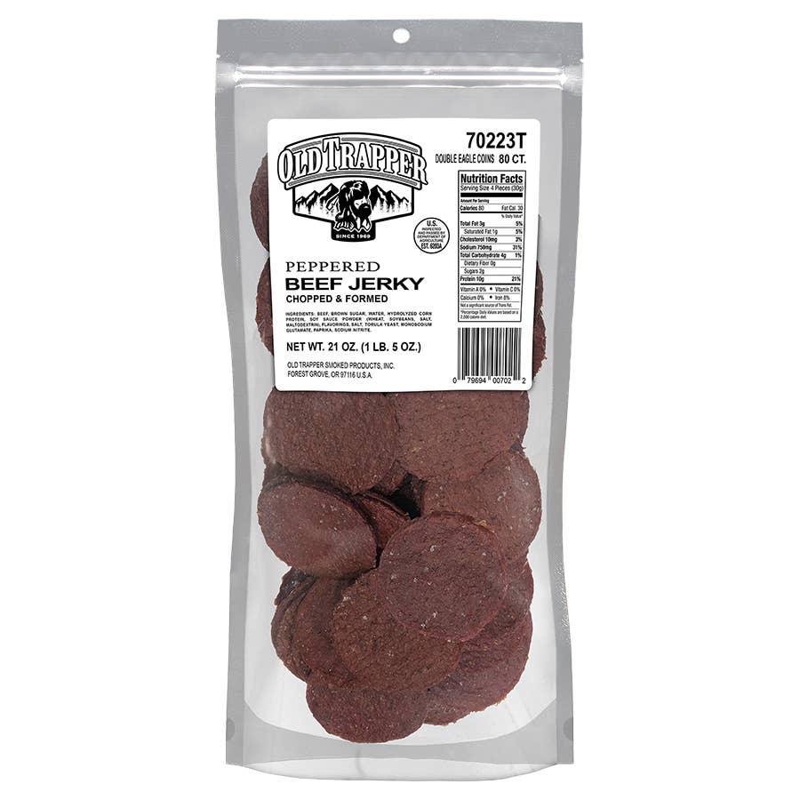 Old Trapper Double Eagle Peppered Beef Jerky