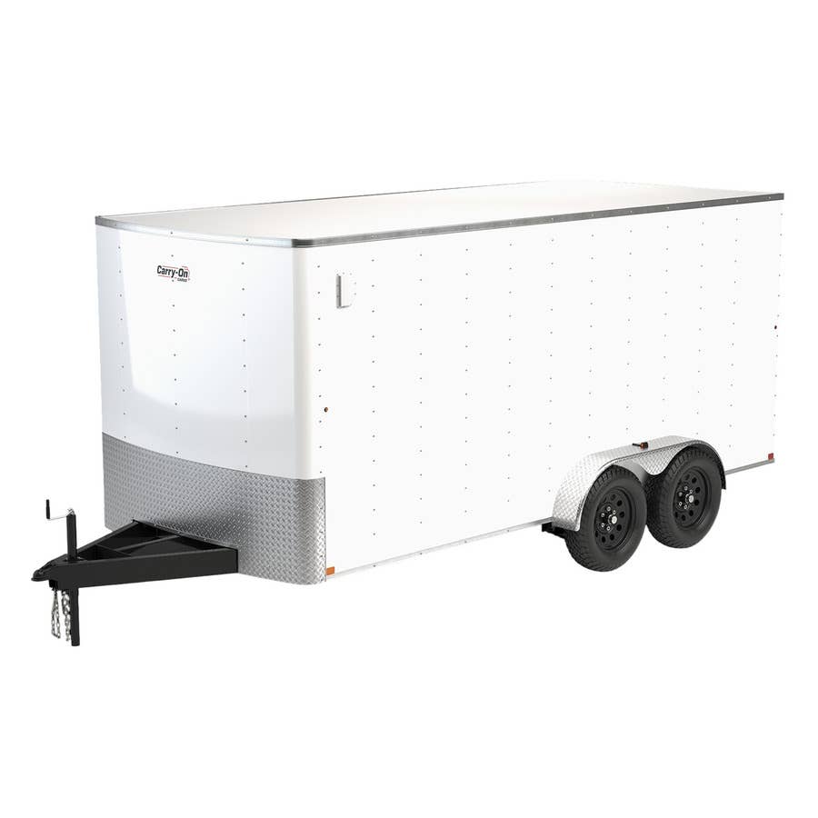 Carry-On 7K Radius Front Flat Roof Tandem Axle Enclosed Cargo Trailer