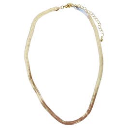 Pink Panache Women's Posh Two Strand Snake Link Necklace