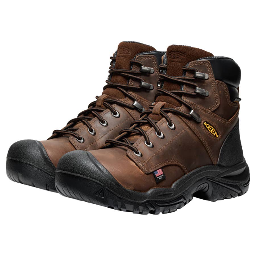 Keen Men's Mt Vernon II 6" Waterproof Steel Toe Work Boots
