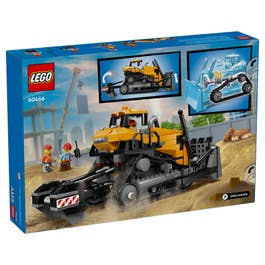 LEGO CITY Yellow Bulldozer Construction Site Building Set