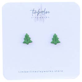 Timberline Clayworks Women's Tree Stud Earrings