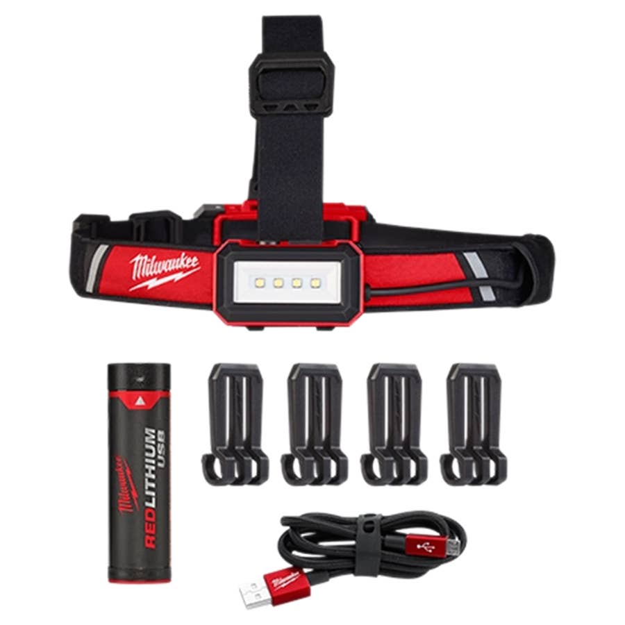 Milwaukee Redlithium USB Low Profile Headlamp