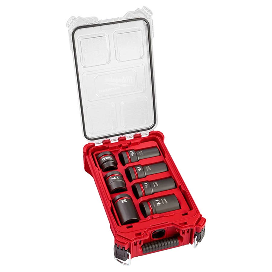 Milwaukee Shockwave Impact Duty 1" Drive Metric/SAE Wheel Service ...