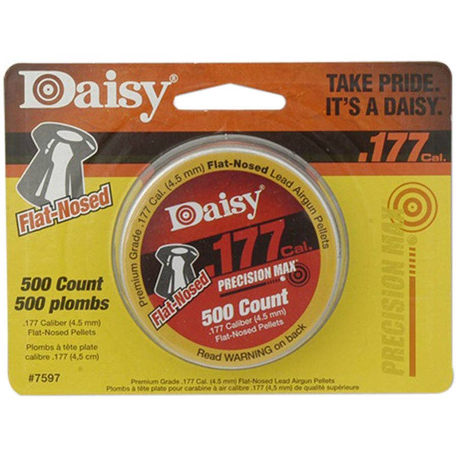 Daisy .177 Flat-Nose Pellets - 500 count