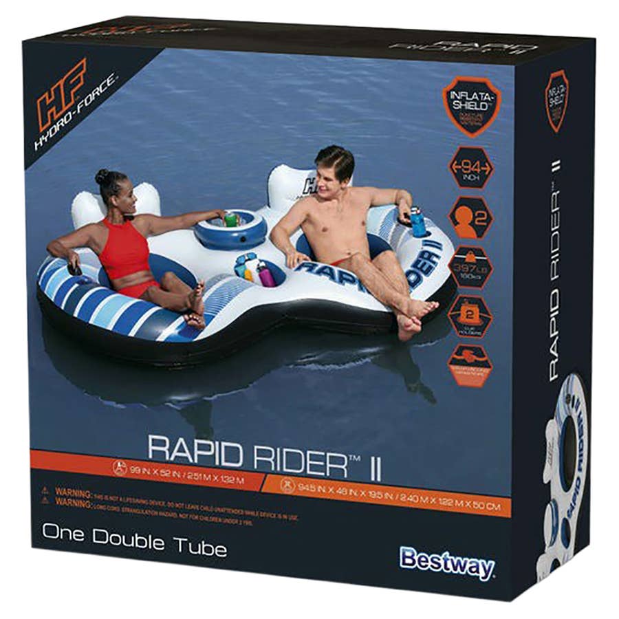 Best Way Hydro-Force Rapid Rider II 2-Person Swim Tube