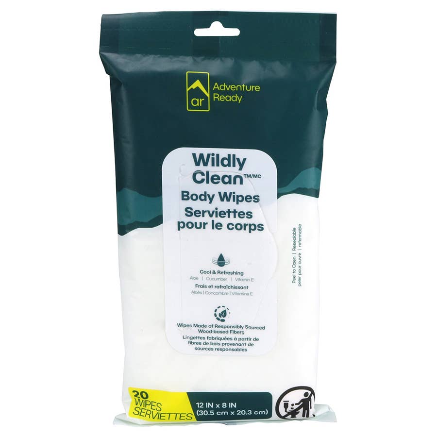 Adventure Ready Wildly Clean Body Wipes