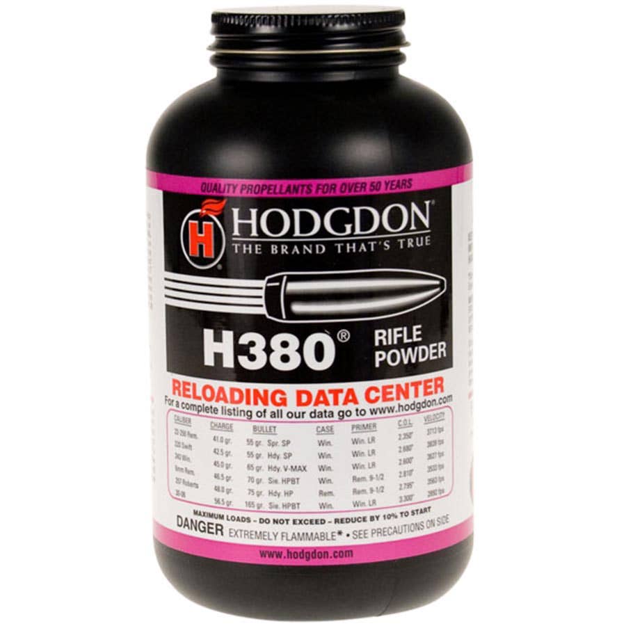Hodgdon H380 Reloading Rifle Powder - 1 lb