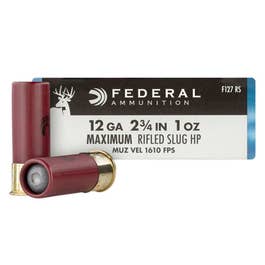 Federal® Power·Shok® Rifled Hollow Point Slugs