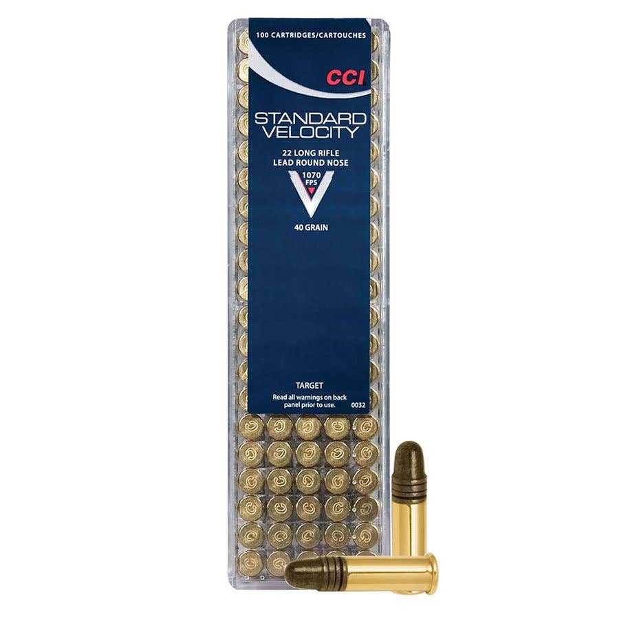 CCI 22 Long Rifle Standard Velocity Target Ammunition