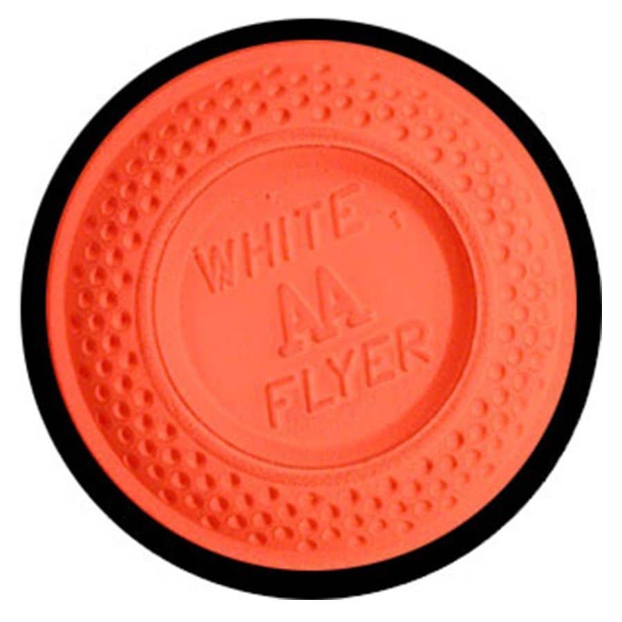 White Flyer Orange Clay Target - Orange Dome