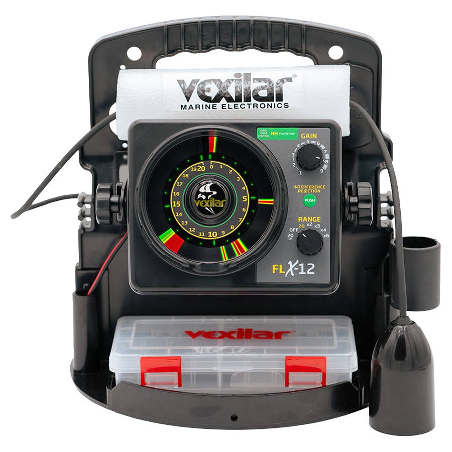 Vexilar FLX-12 Pro Pack II Fishing System with 12° Ice-Ducer