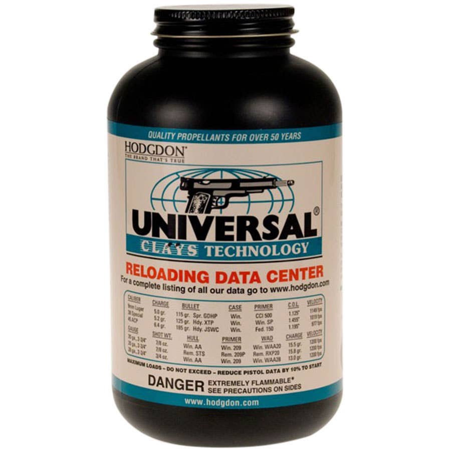 Hodgdon Pistol Shotgun Universal Clays Gun Powder - 1 lb