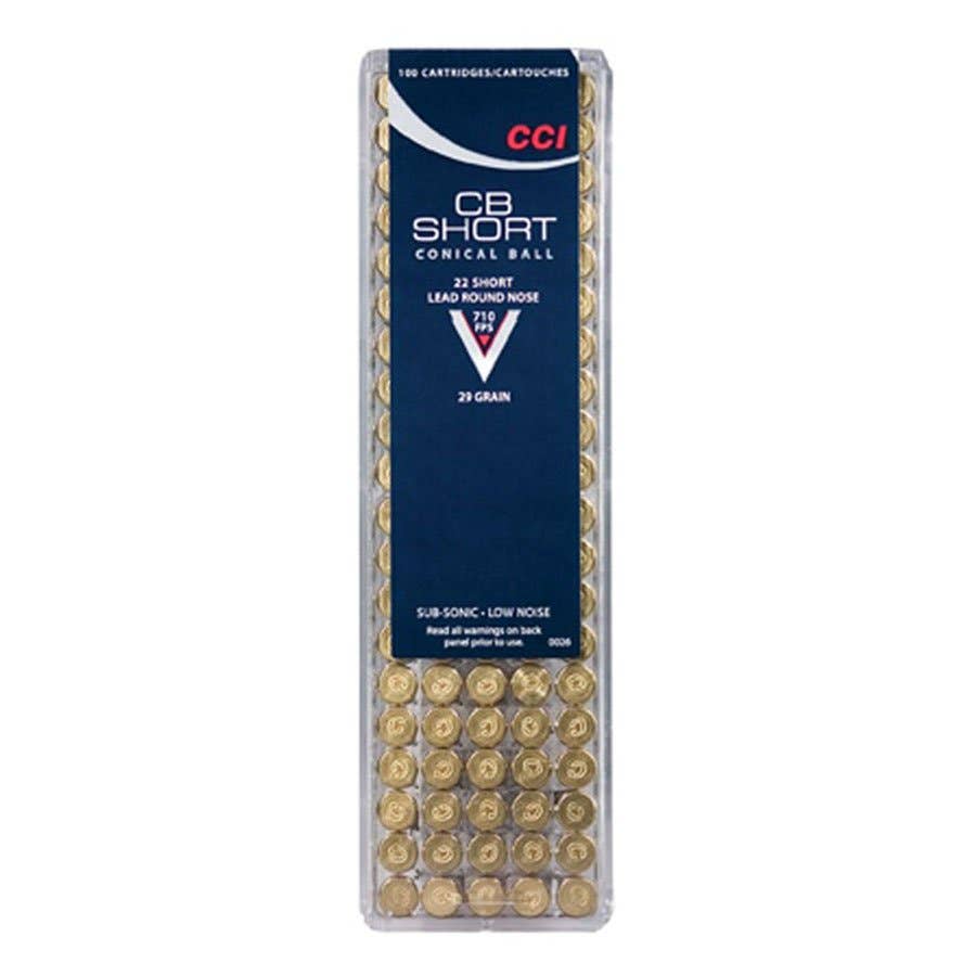 CCI 22 Short CB Short Low Noise Ammunition
