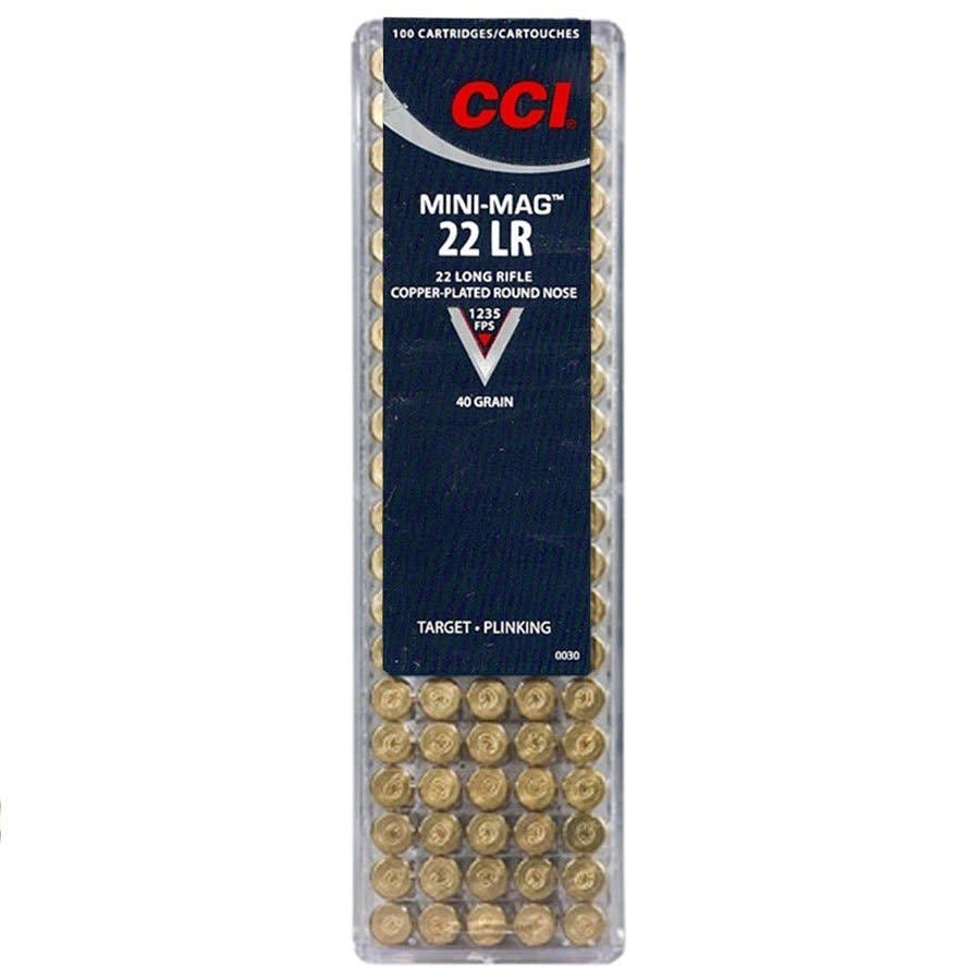 CCI 22 Long Rifle Mini-Mag HV Target/Plinking Ammunition CCI 22 Long Rifle Mini-Mag HV Target/Plinking Ammunition