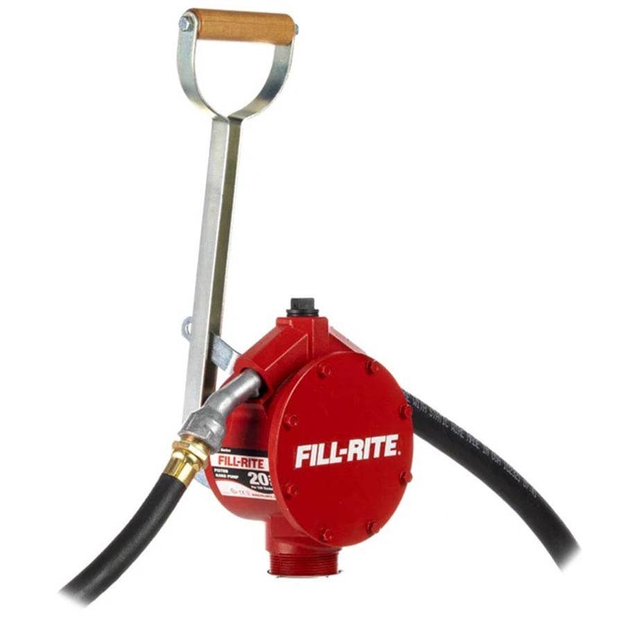 Fill-Rite Piston Hand Pump with Steel Telescoping Tube, Hose and Nozzle ...