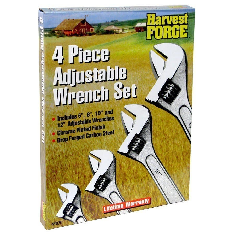 Harvest Forge 4 Pc. Adjustable Wrench Set