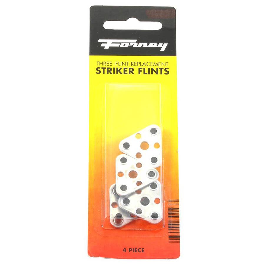 Forney Rotating 3 Flint Striker Replacement Flints - 4 pk