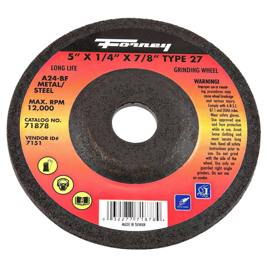 Forney Abrasion Body Grinding Wheel