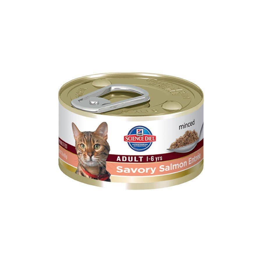Hills Science Diet Adult Savory Canned Cat Food - Salmon | North 40 ...