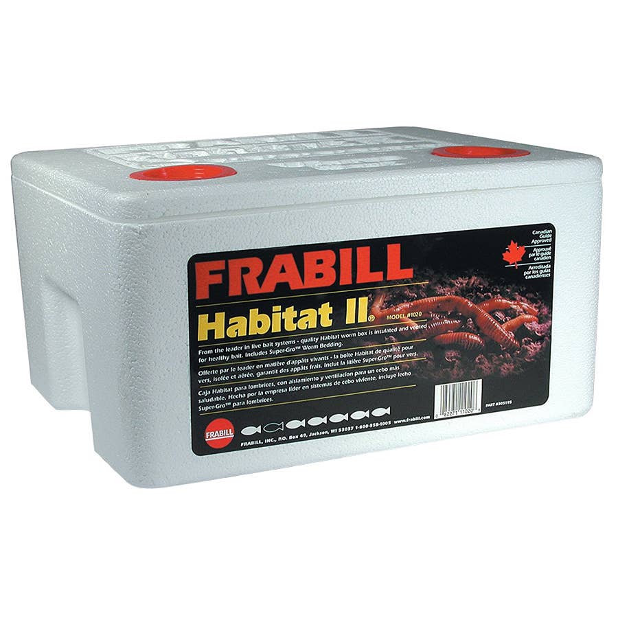 Frabill Habitat II Foam Worm Box