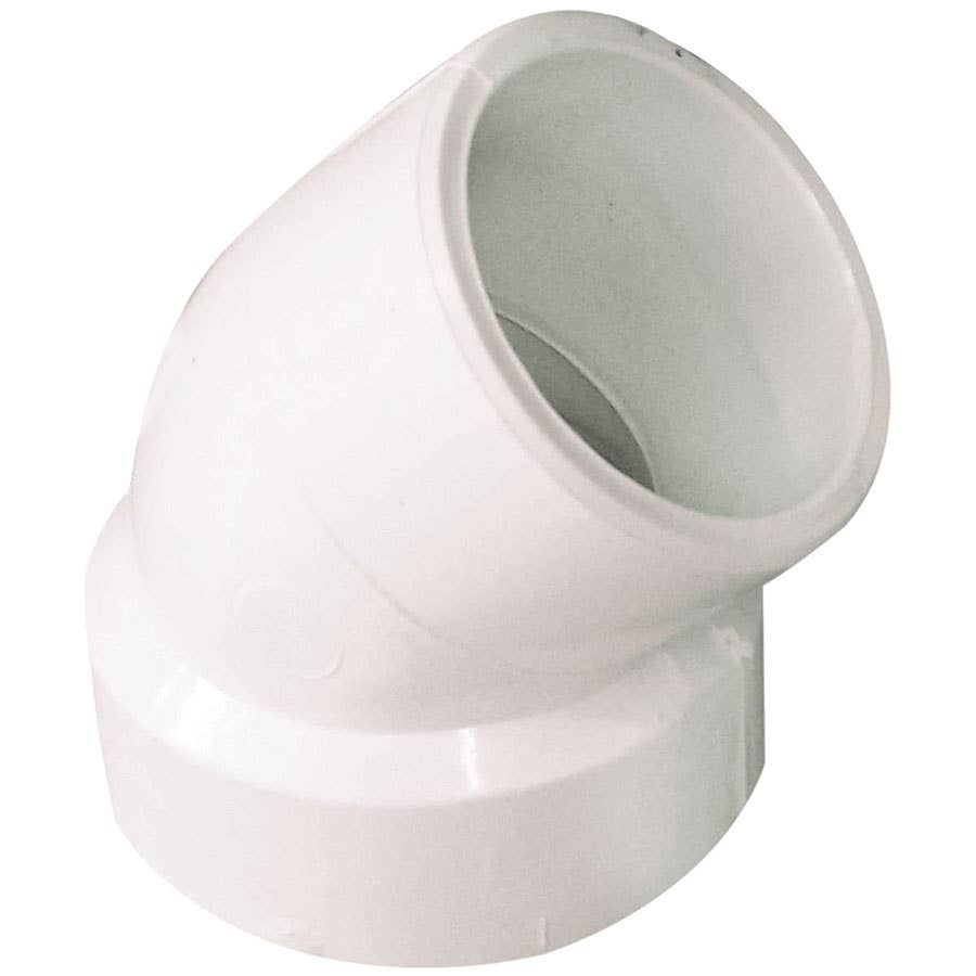 Genova 45 Degree Street PVC Elbow - 1 1/2""