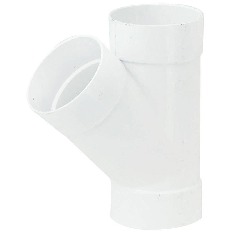Genova 45 Degree PVC Wye - 4""