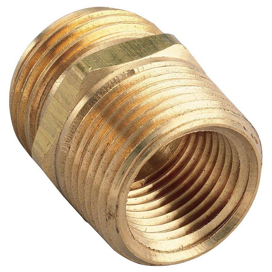 Orbit 3/4""MHT X MPT X 1/2""FPT Nippl Hose-to-Pipe Fittings