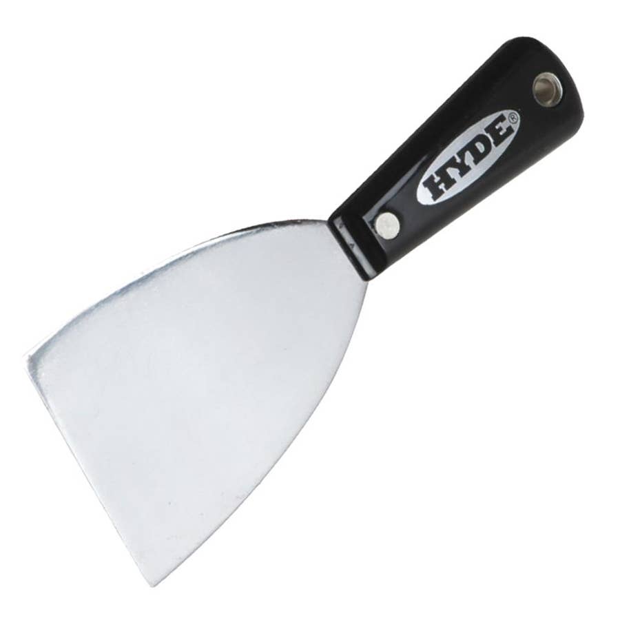 Hyde Tools Chisel Scraper - Black & Silver - 3""