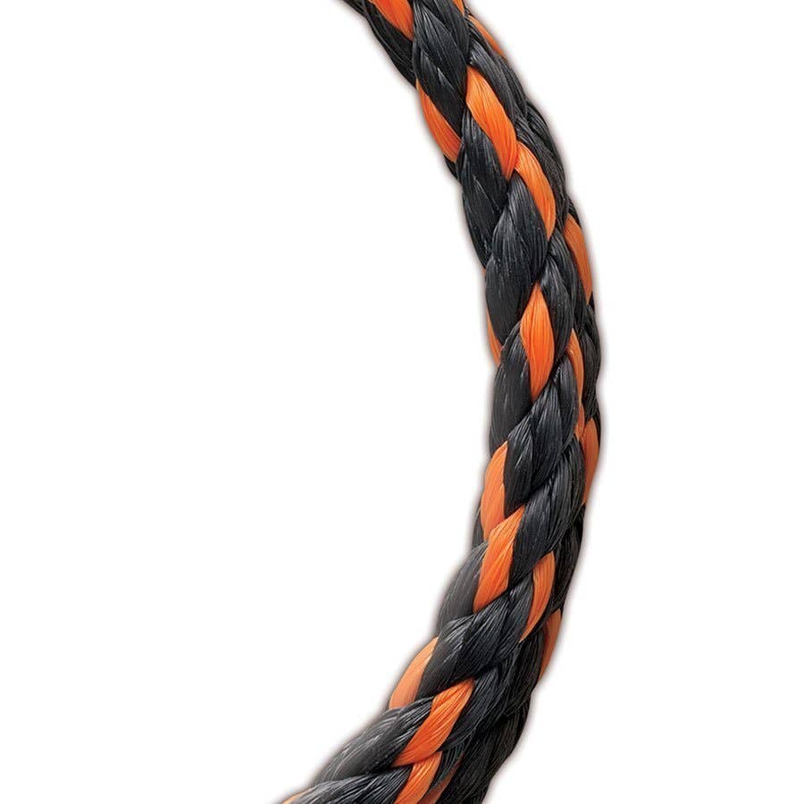 Koch Industries Twisted Orange/Black Polypropylene Rope- By the Foot