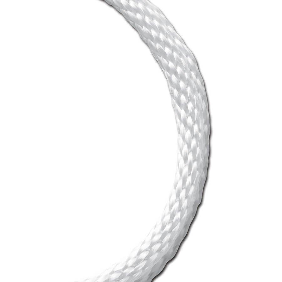 Koch Industries Solid Braided White Nylon Rope- By the Foot