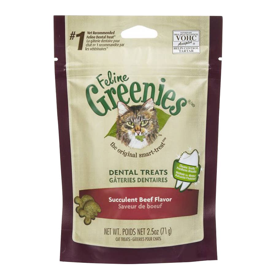 Greenies Cat Treats, Feline Cat Treats, Dental Cat Treats