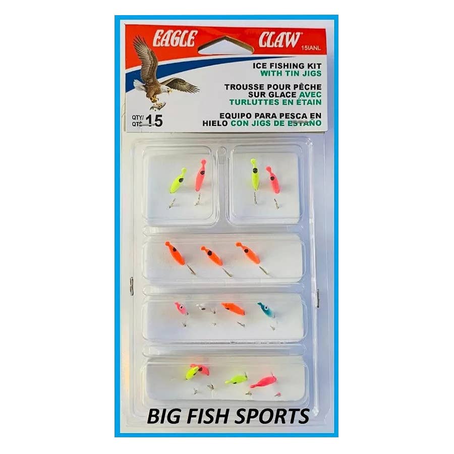 Eagle Claw Ice Jig Assortment