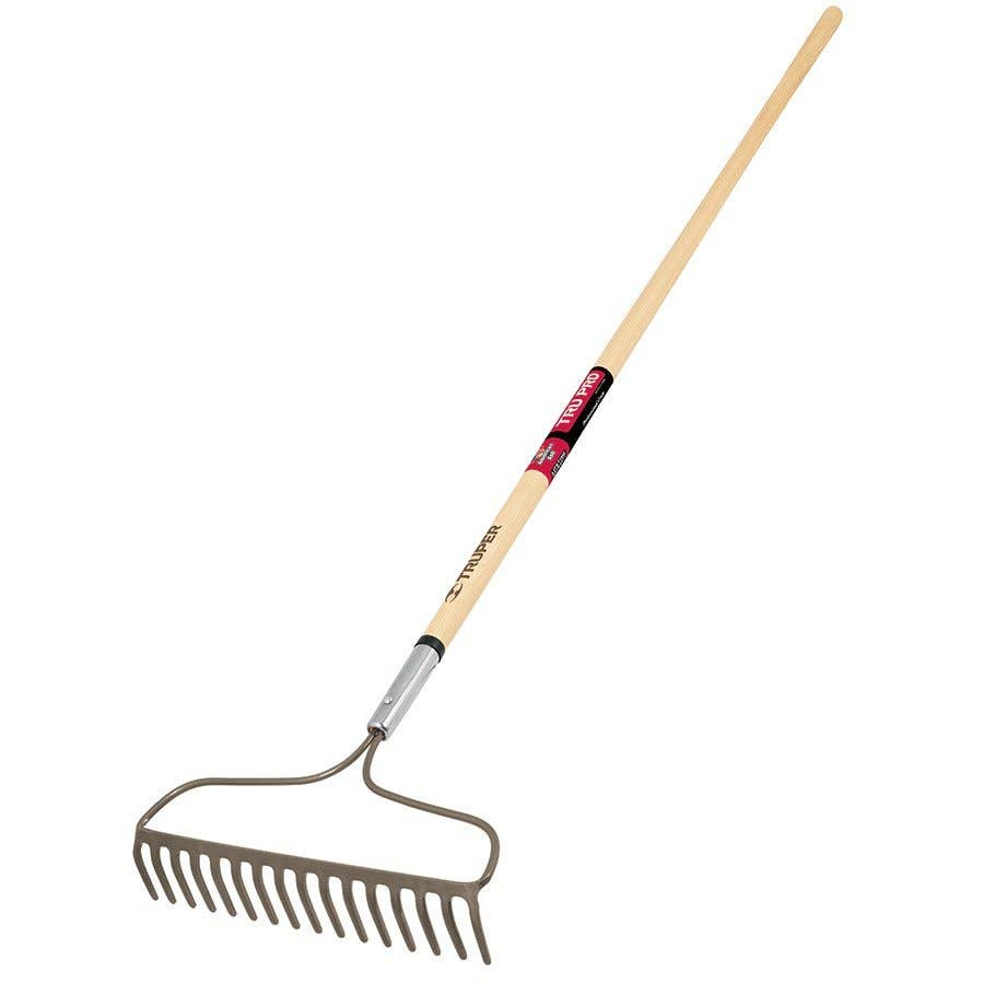 Truper 60"" Tru Pro 16-Tine Forged Bow Rake
