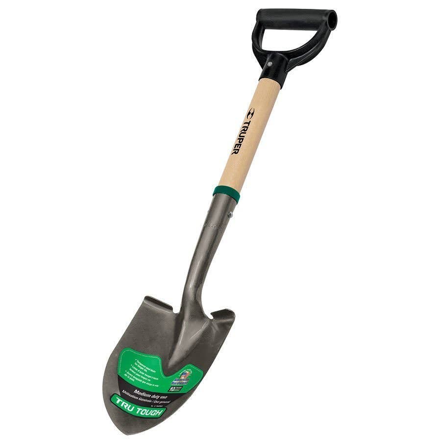 Truper Tru Tough 19"" Round Point Shovel
