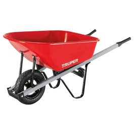 Truper 6 cu. Ft. Light Homeowner Wheelbarrow