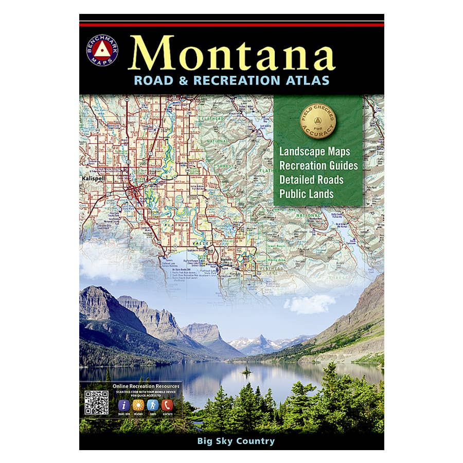 Benchmark Maps Montana Road & Recreation Atlas