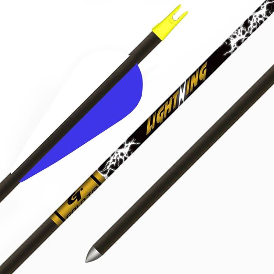 Gold Tip Lightning Arrow