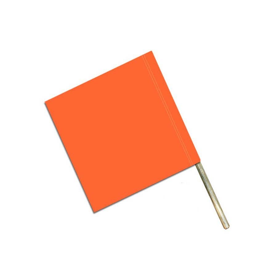 Erickson 18"" x 18"" Fluorscent Orange Mesh Safety Flag