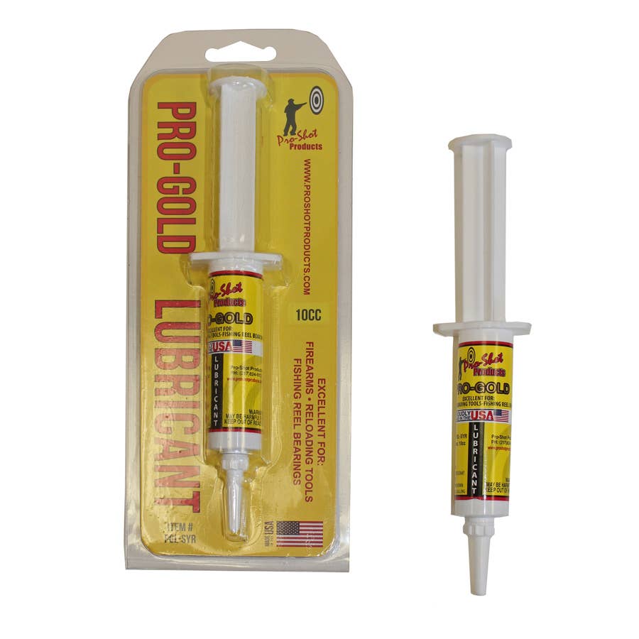 Pro-Shot Products Pro Gold Lubricant 10cc Syringe