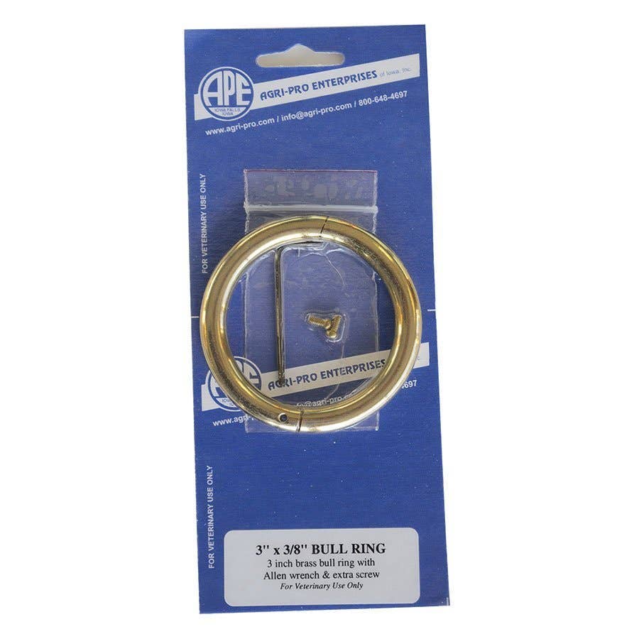 Agri-Pro Brass Bull Rings