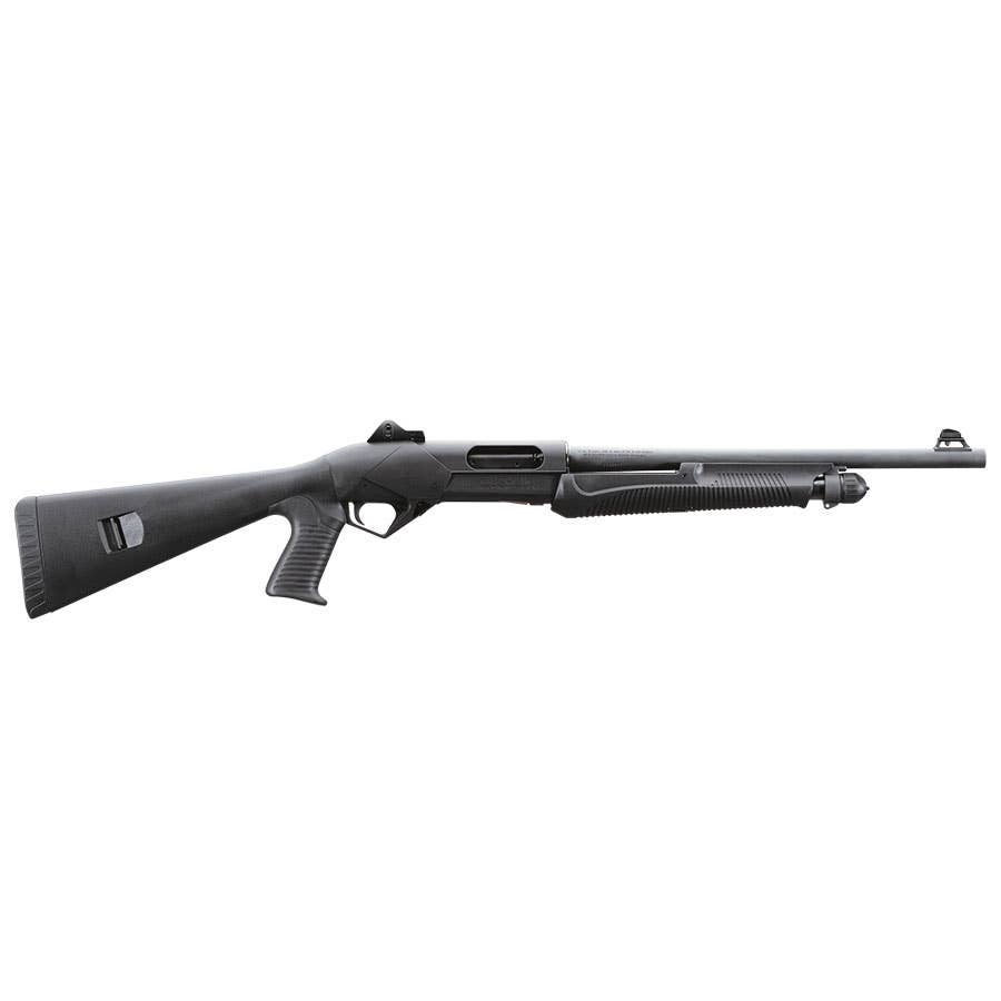 Benelli SuperNova Tactical Pump Shotgun - Black Synthetic - 12 ga - 18""