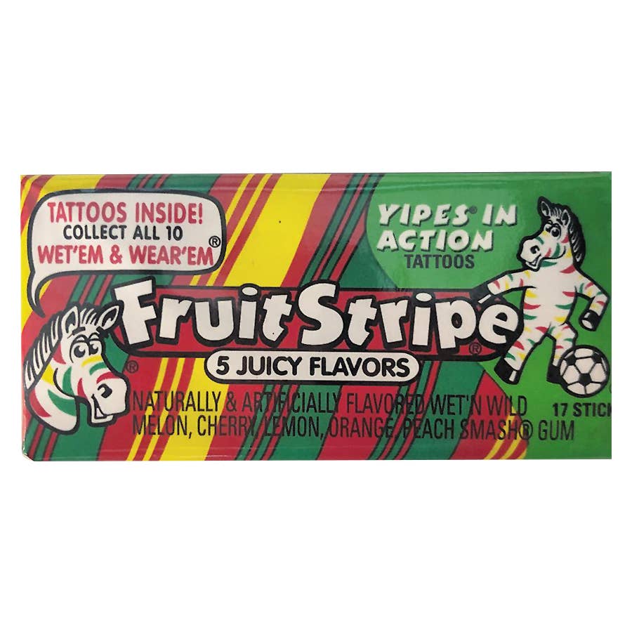 Fruit Stripe 5-Flavor Chewing Gum
