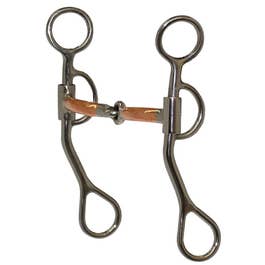 Reinsman Smooth Copper Argentine Snaffle Bit