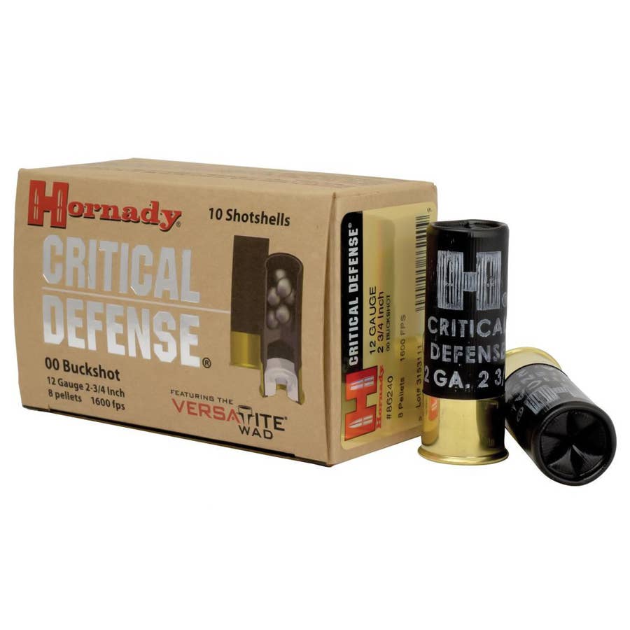 Hornady Buckshot Critical Defense Ammo - 12 ga - 2 3/4""