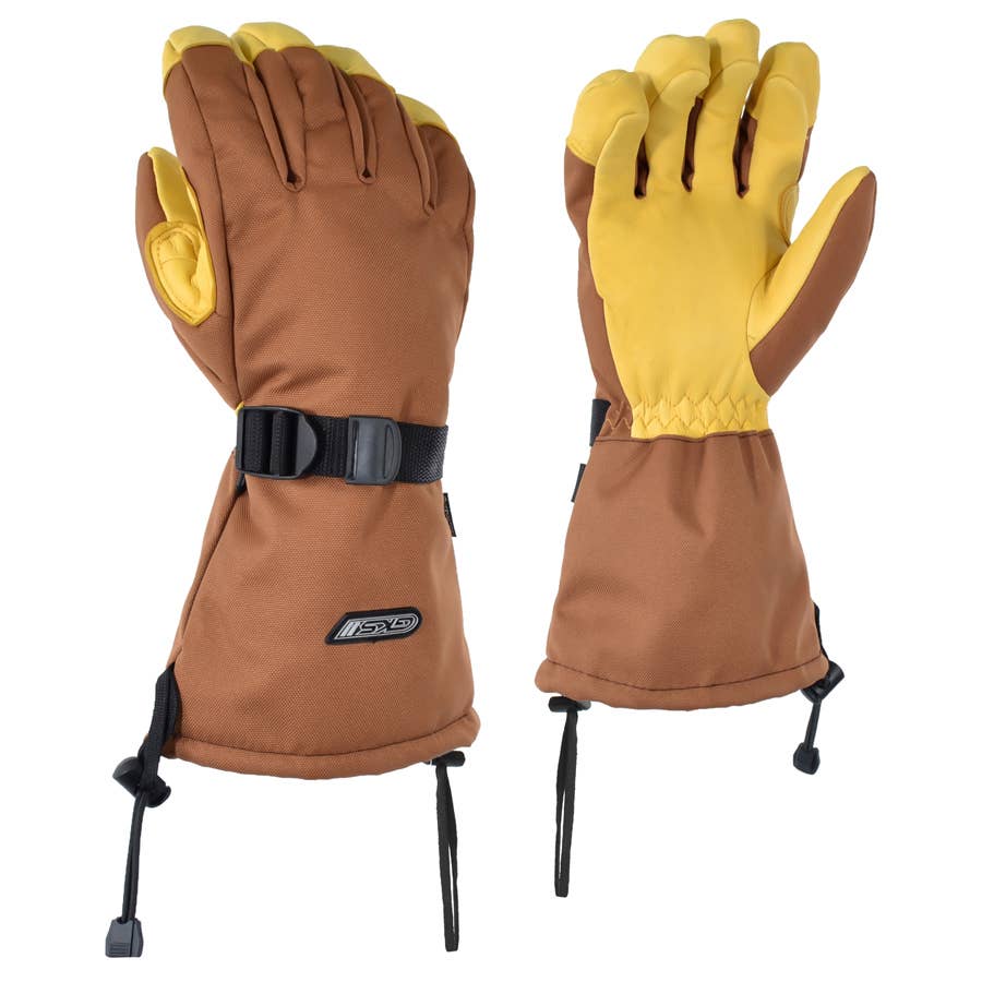 Ganka Men's Deerskin Anti-Snow Gloves