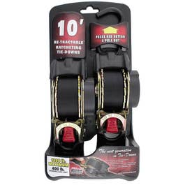 Erickson Tie Down Retractable Ratchet Straps 2 Pk.
